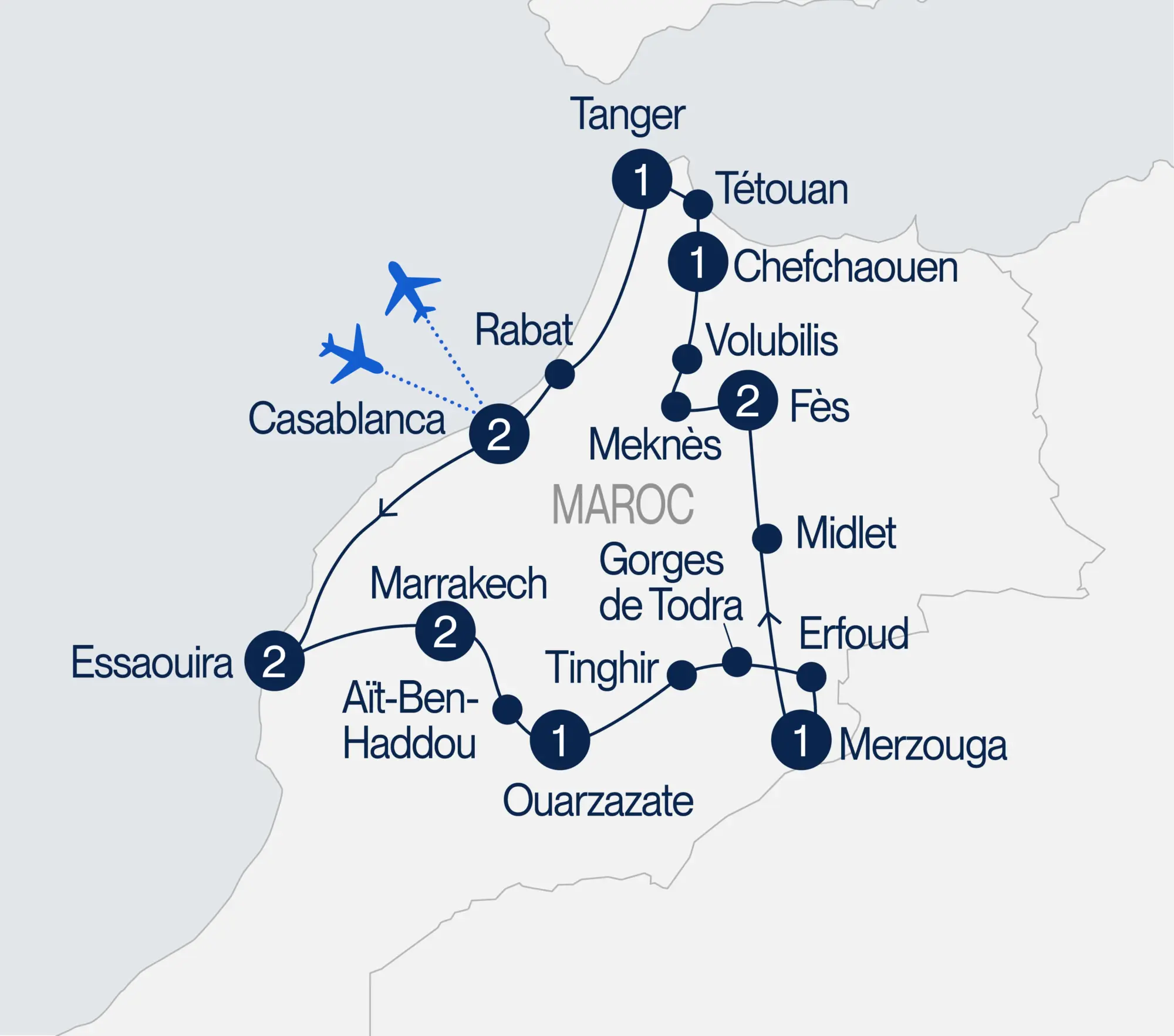 Grand tour du Maroc | Tours Chanteclerc