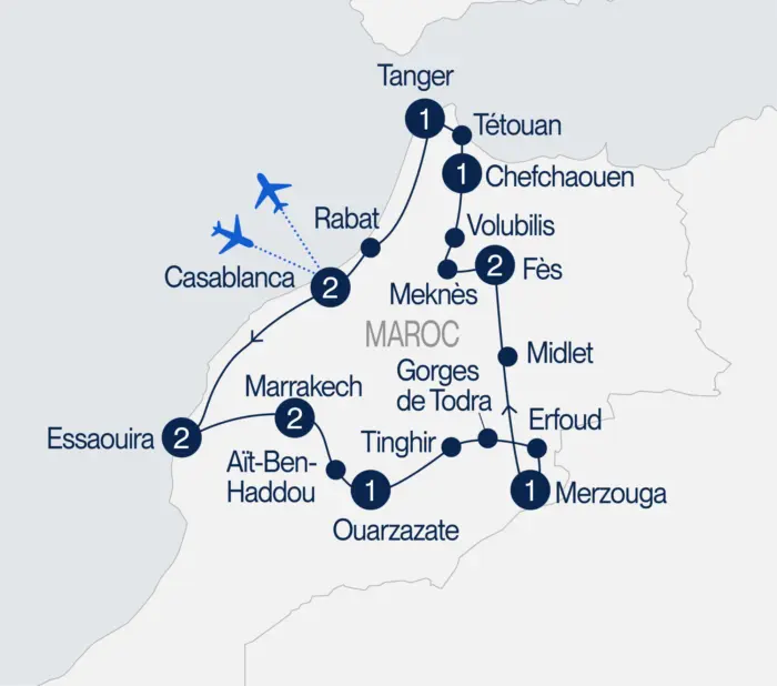 Grand tour du Maroc | Tours Chanteclerc