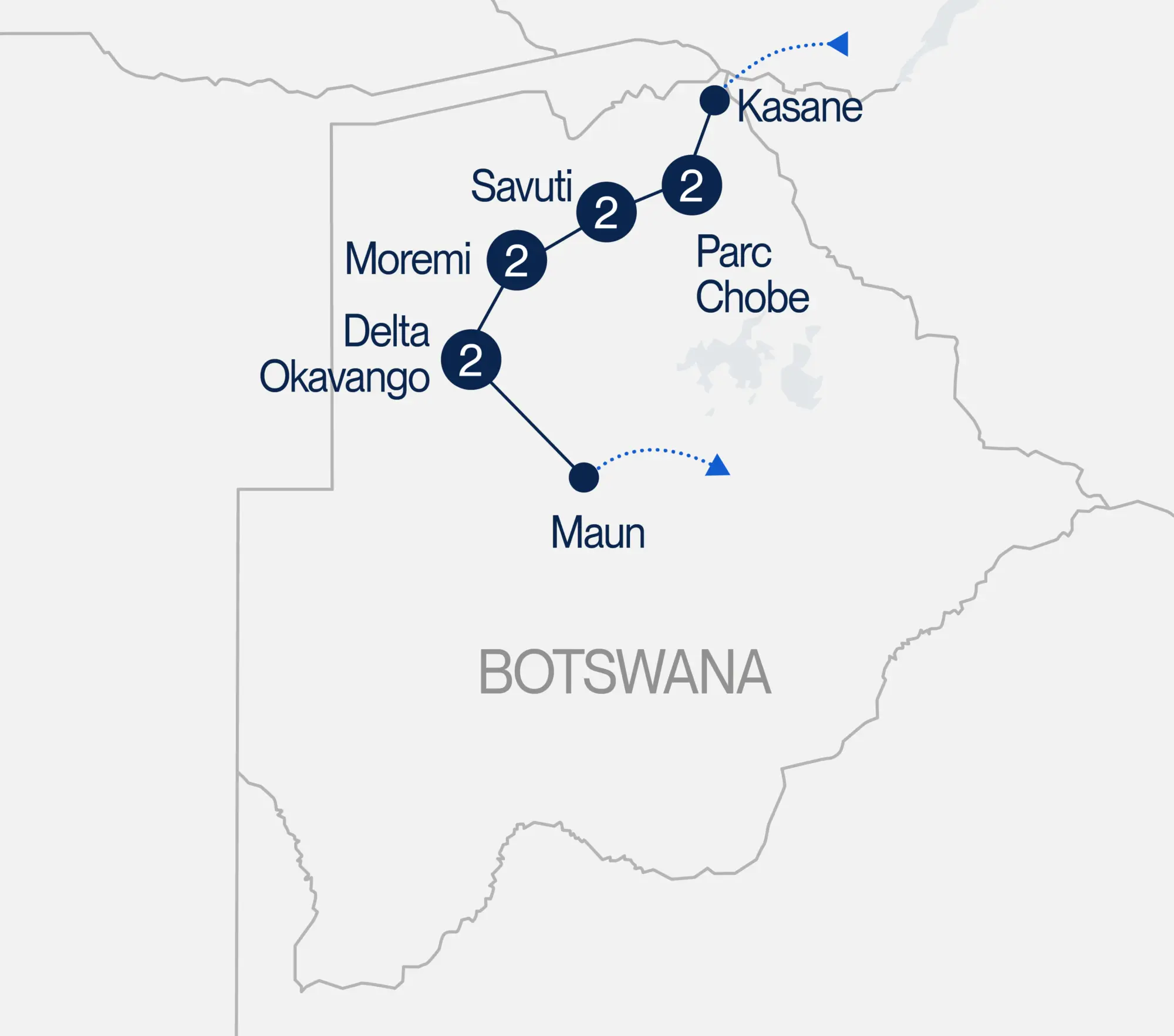 Safari authentique en camp mobile au Botswana | Tours Chanteclerc